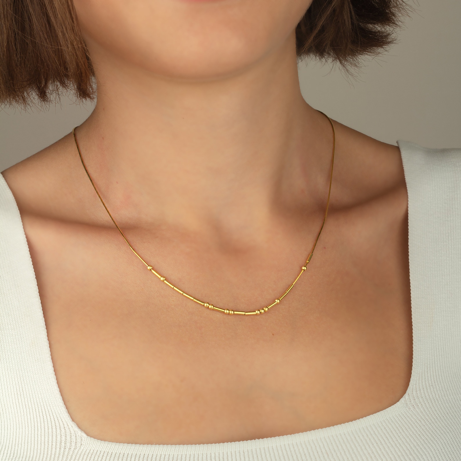 Sterling Silver Morse Code Necklace, Couple Morse Code Necklace, Morse Code Jewelry ...