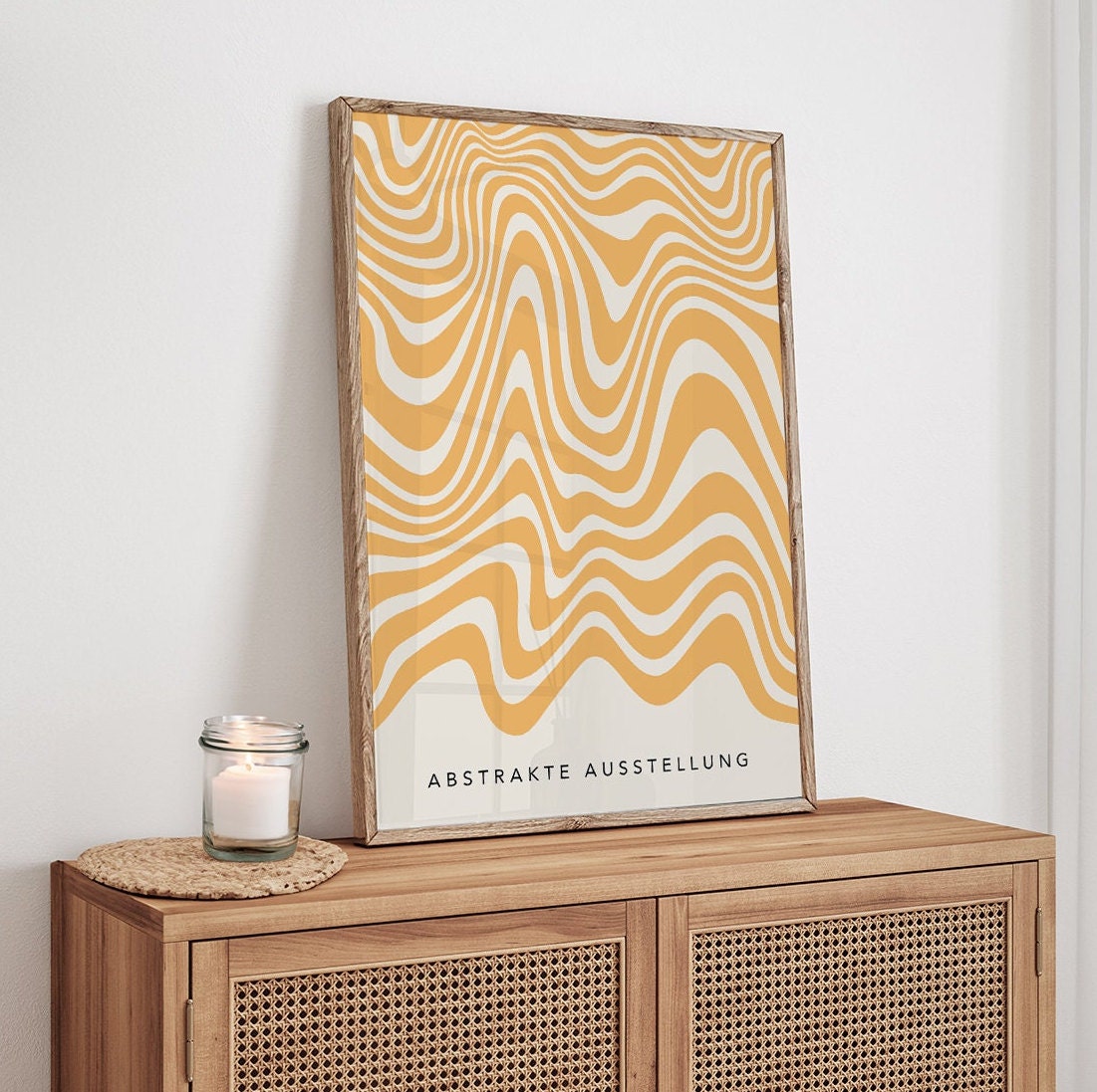 Yellow Wall Art, Bauhaus Print, Printable, Retro Poster, Modern Art ...