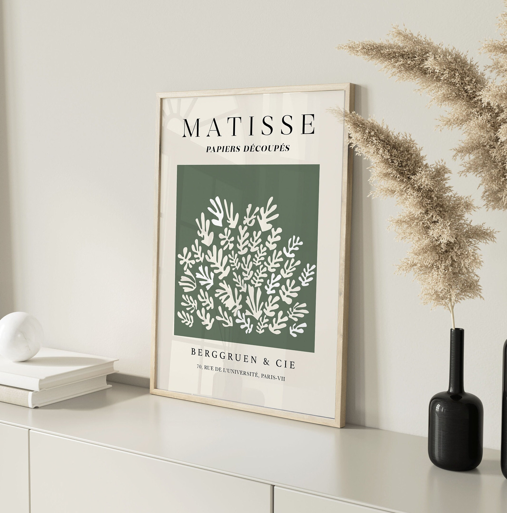 Forest Green Prints, 3 Set, Green Wall Art, Modern Art Poster, Green ...