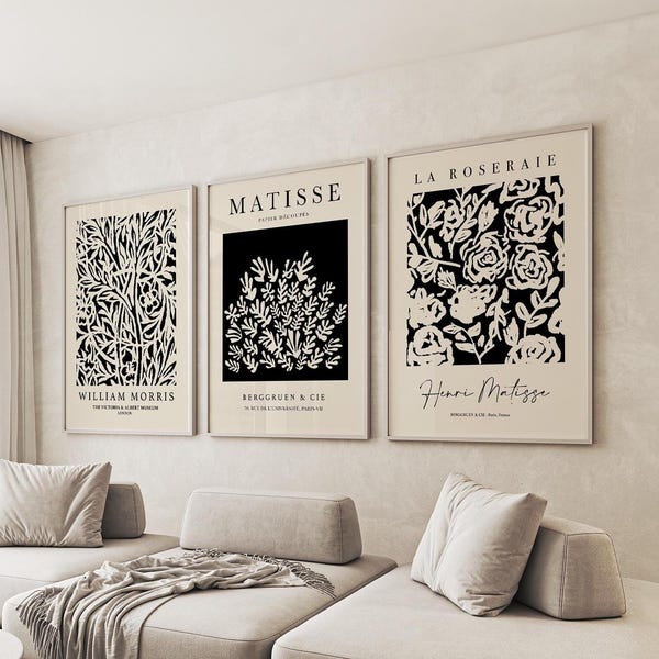 Black Cream Wall Art - Etsy