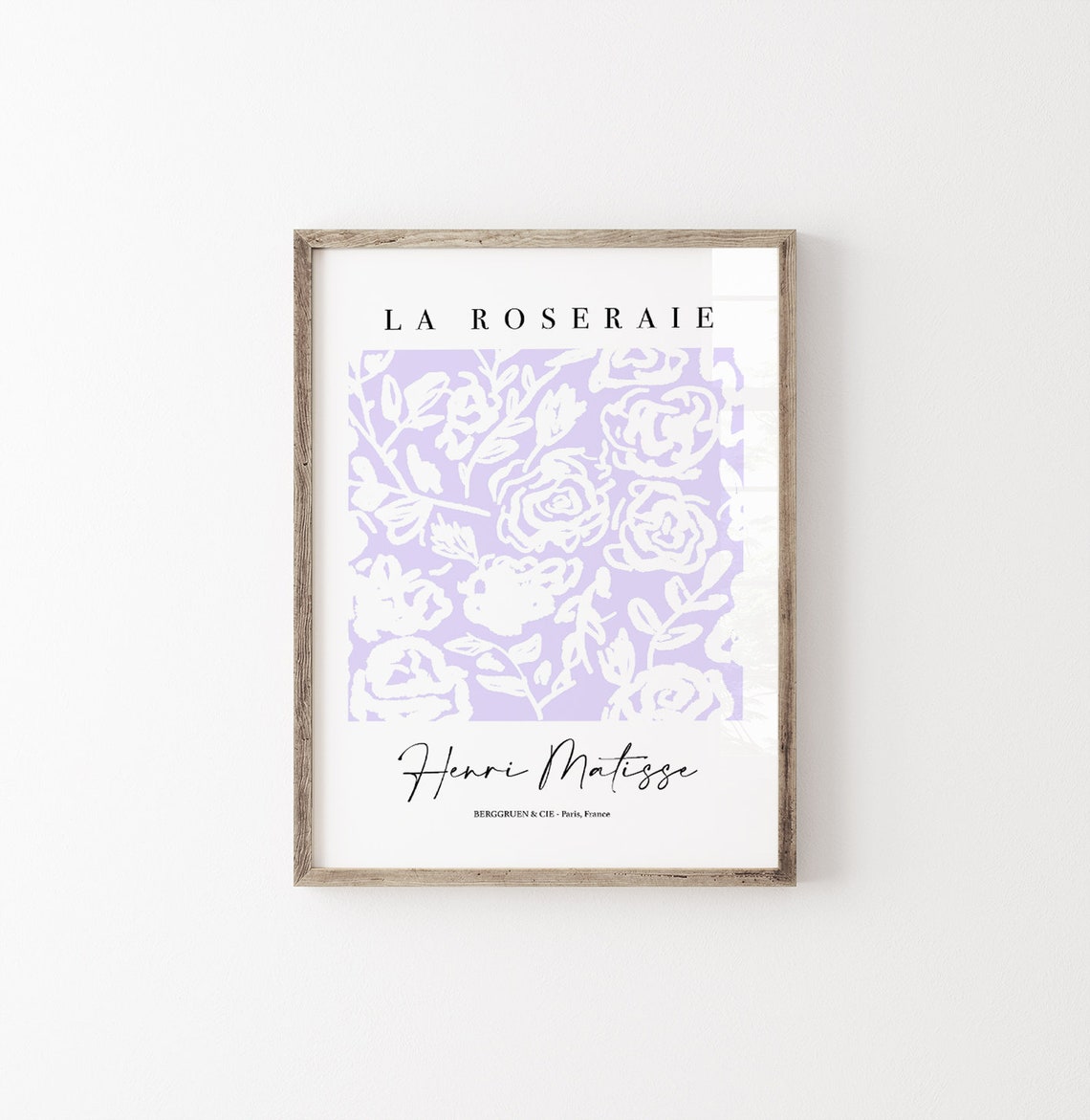 Lilac Purple Prints, 3 Set, Pastel Wall Art, Modern Art, Purple Prints ...