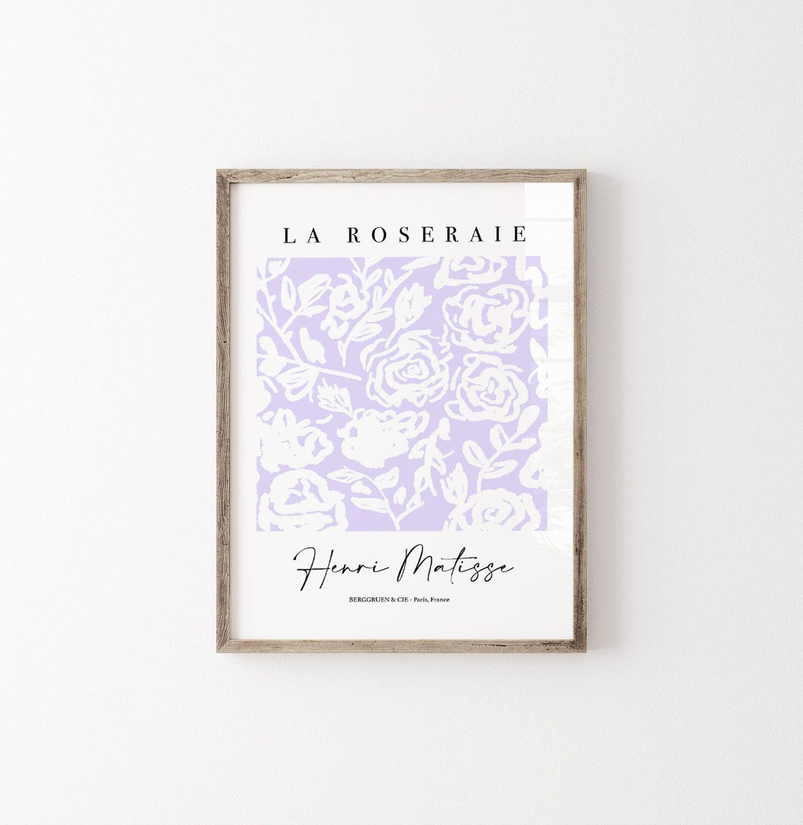 Lilac Purple Prints, 3 Set, Pastel Wall Art, Modern Art, Purple Prints ...