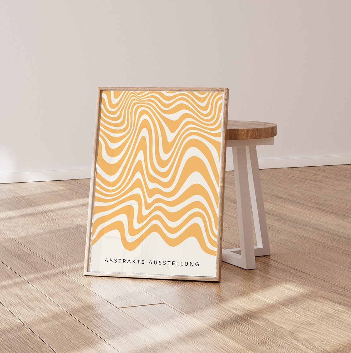Yellow Wall Art, Bauhaus Print, Printable, Retro Poster, Modern Art ...