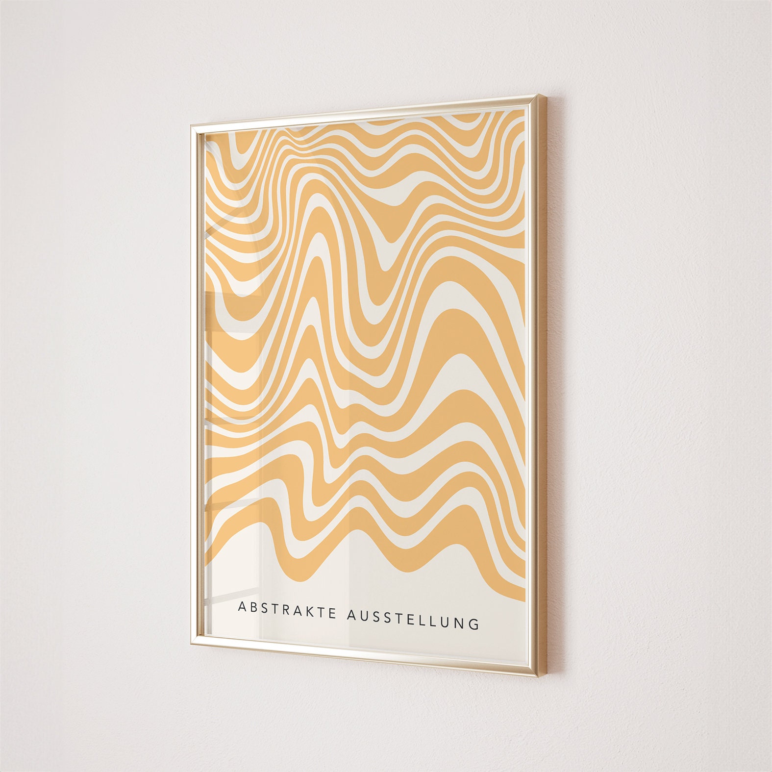 Yellow Wall Art, Bauhaus Print, Printable, Retro Poster, Modern Art ...
