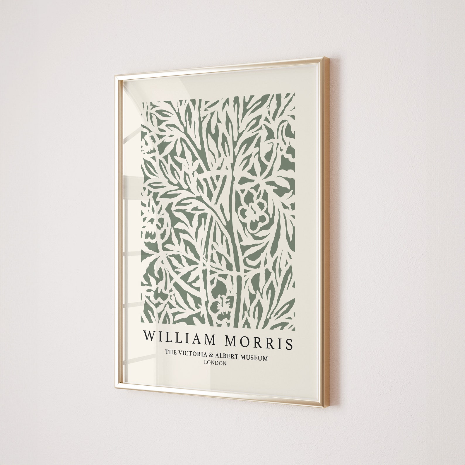 Forest Green Prints, 3 Set, Green Wall Art, Modern Art Poster, Green ...