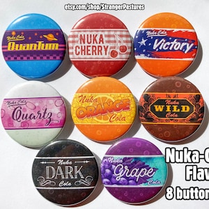 Nuka Flavors - 8 Button Set - Etsy