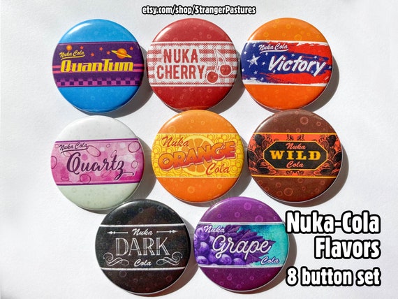 Nuka Flavors 8 Button Set - Etsy