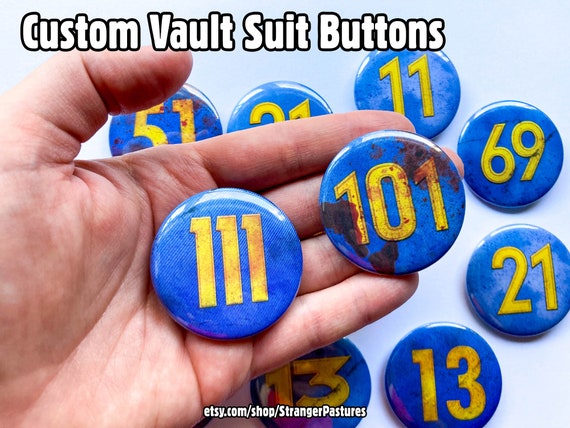 Custom Vault Suit Buttons - Etsy