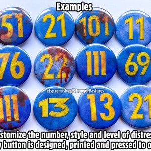 Custom Vault Suit Buttons - Etsy