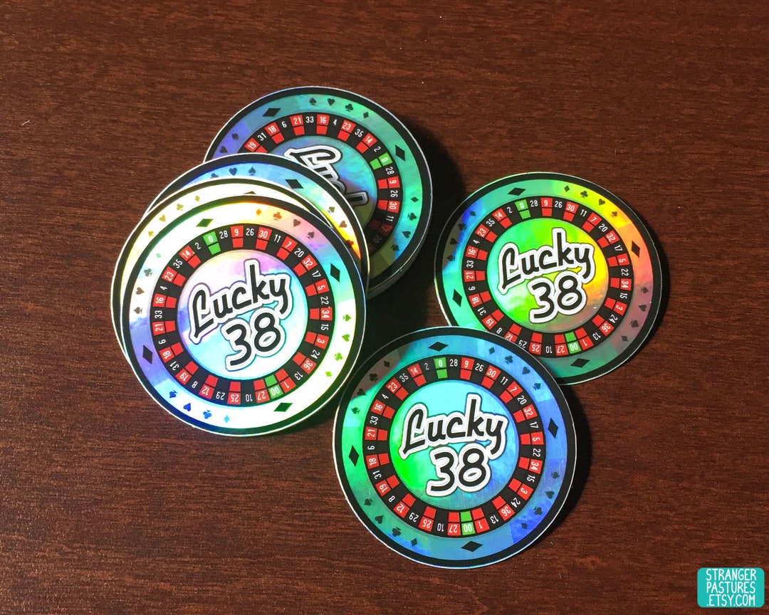 Platinum Chip Holographic Stickers - Etsy