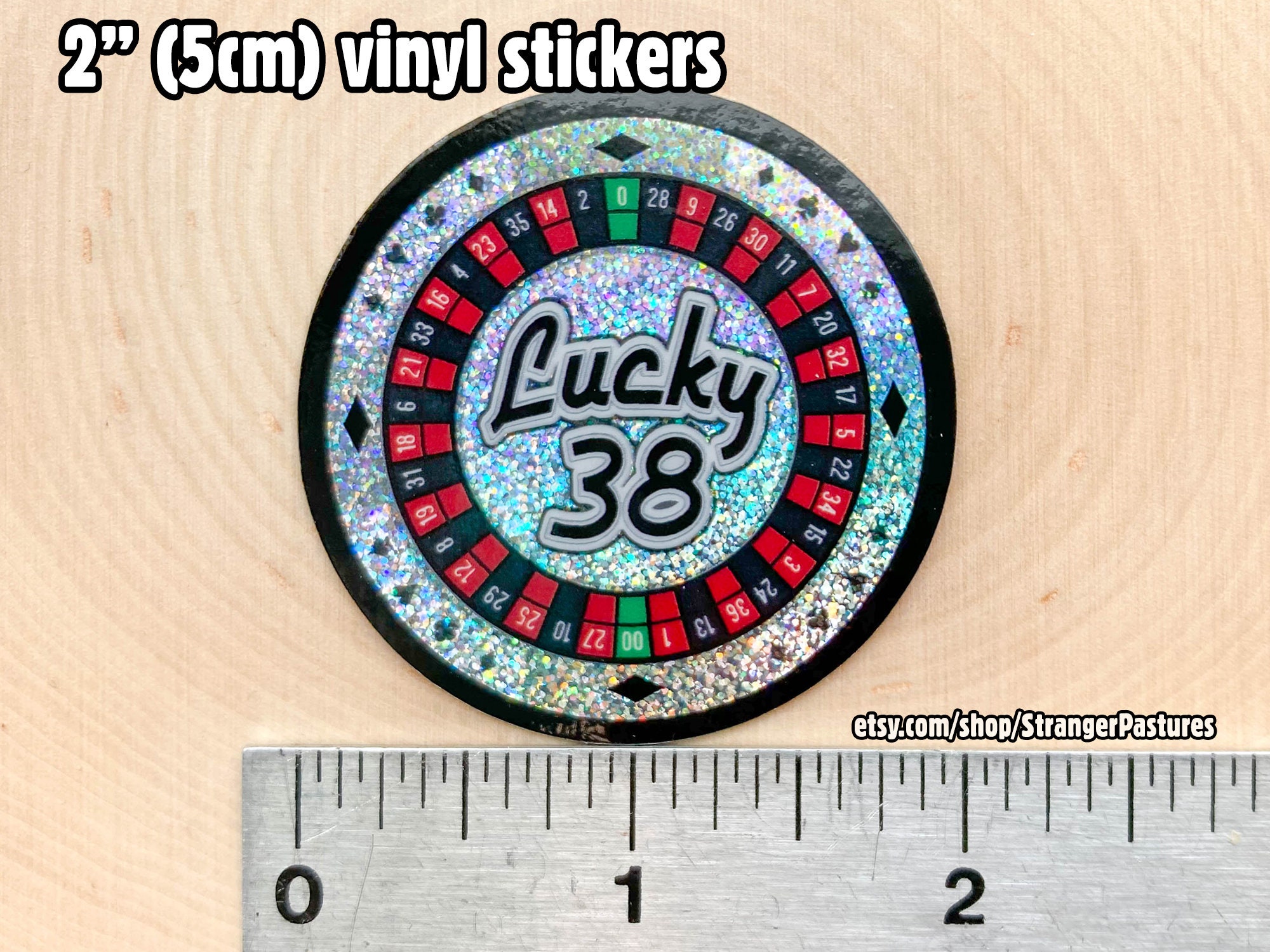 GLITTER Platinum Chip Holographic Stickers - Etsy