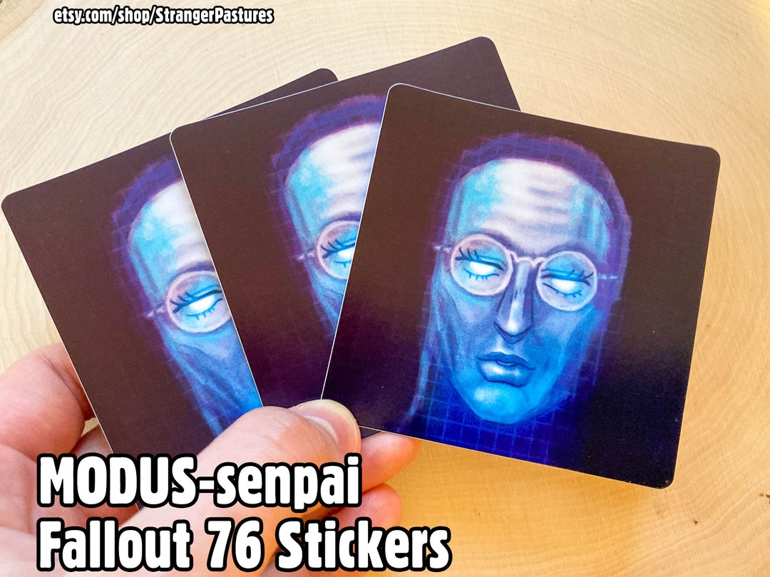 Modus-senpai Fallout 76 Inspired Vinyl Stickers - Etsy