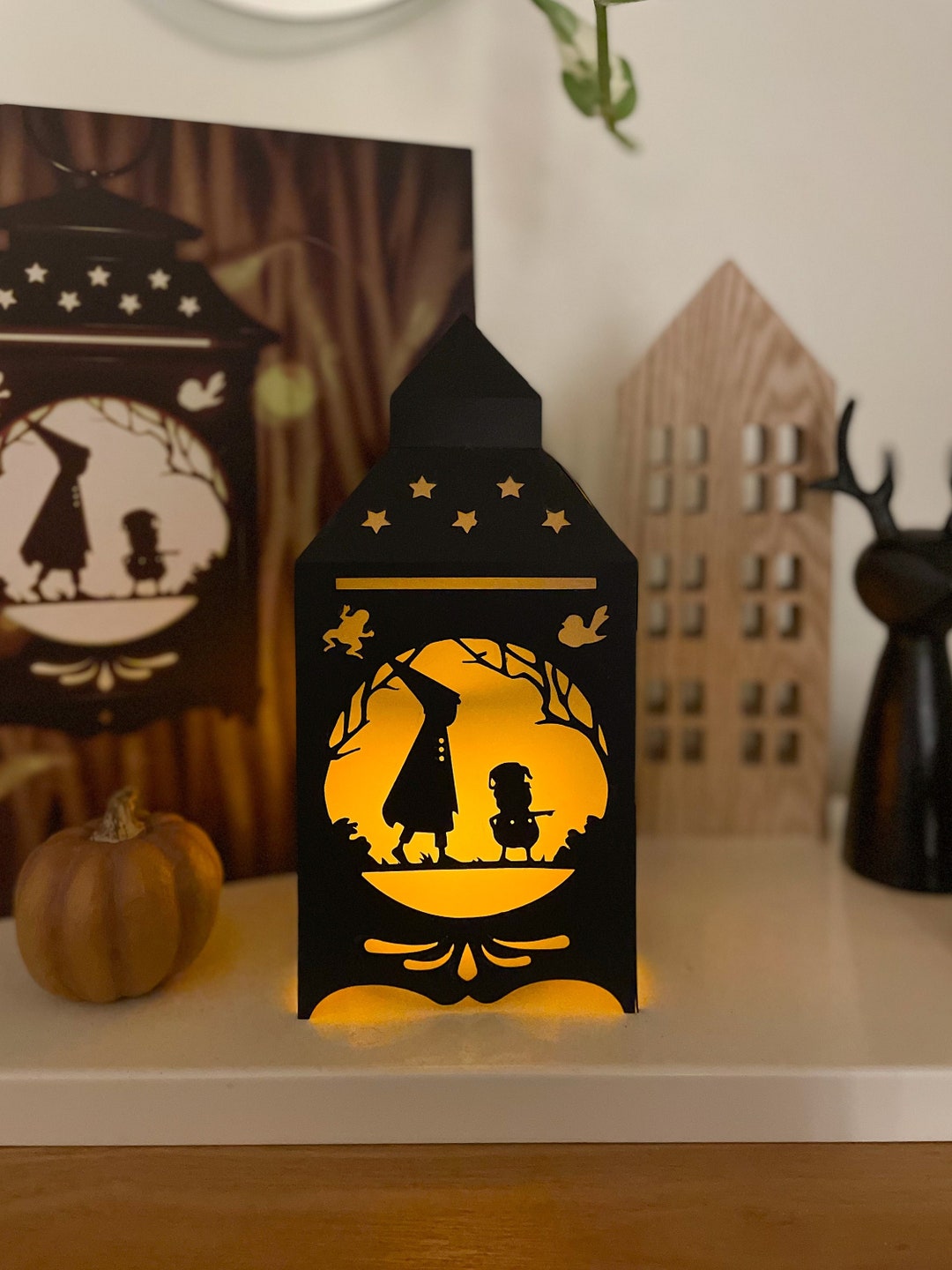 Over the Garden Wall Lantern Paper Craft | DIGITAL CUTTING FILES - Etsy