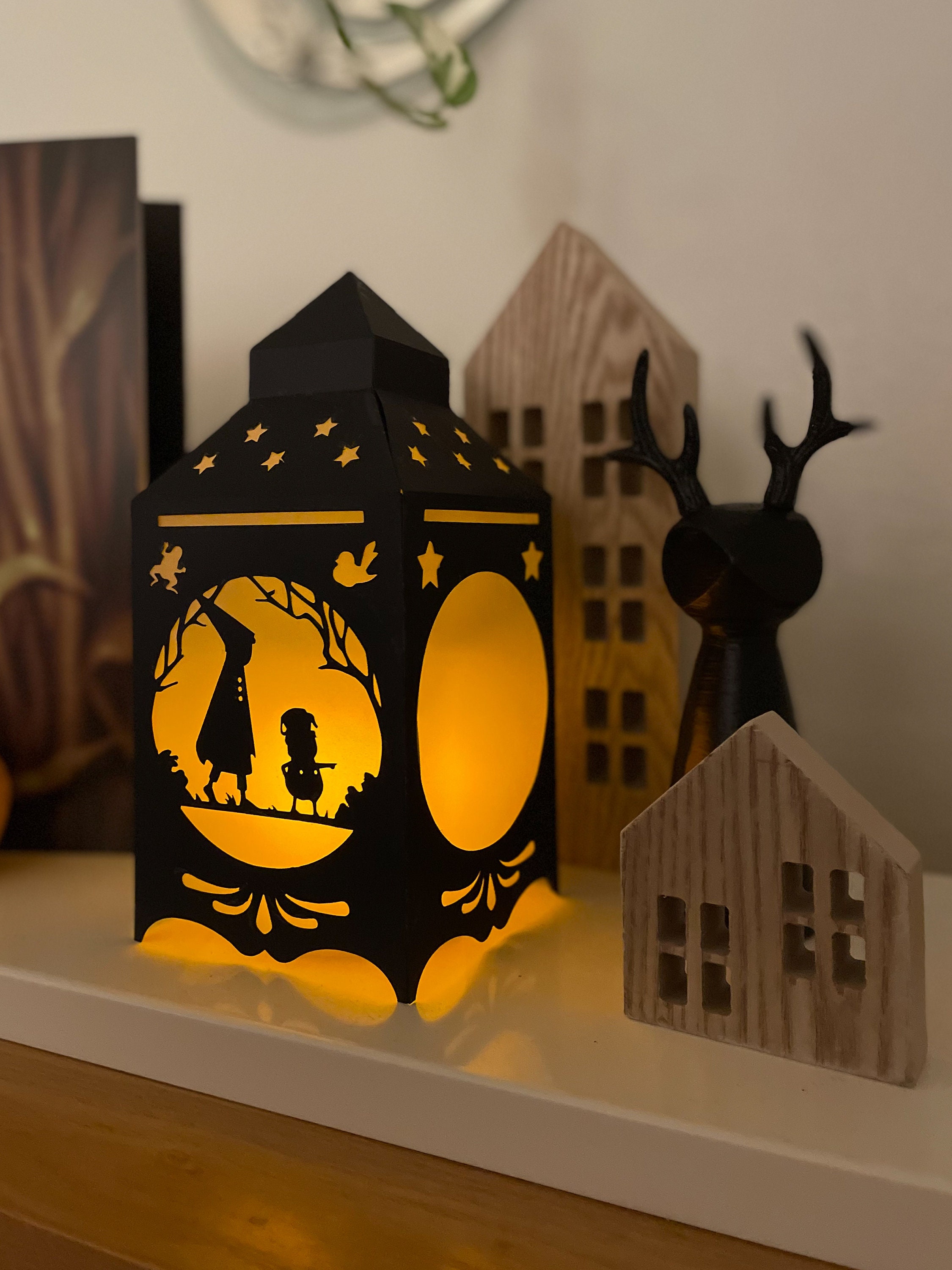Over the Garden Wall Lantern Paper Craft | DIGITAL CUTTING FILES - Etsy