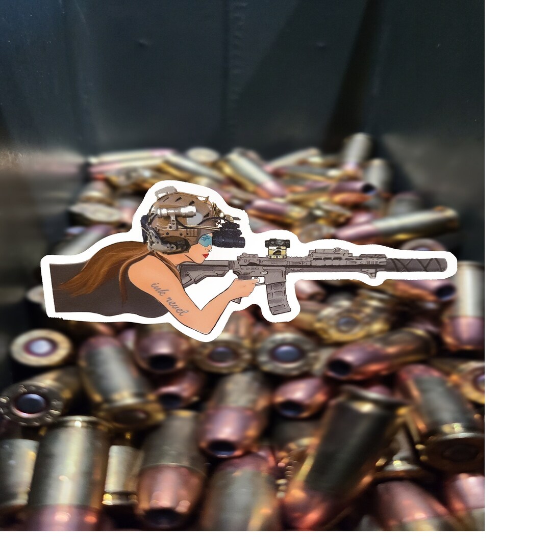 Night Vision Babe - Night Vision Sticker- Waterproof Decal Sticker ...