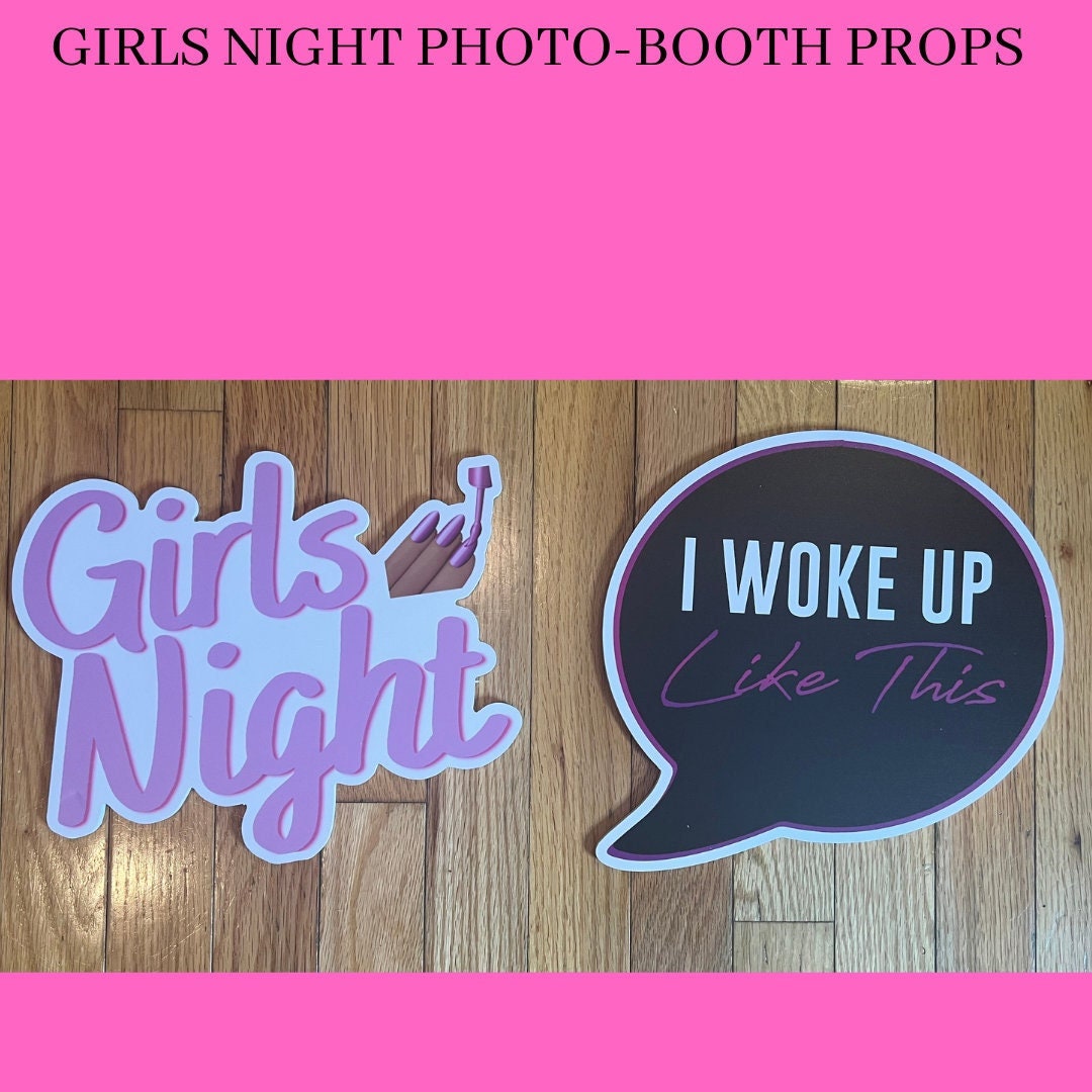 Girly Photo Booth Props. Future is Female, Feminist, Girls Night, Girl ...