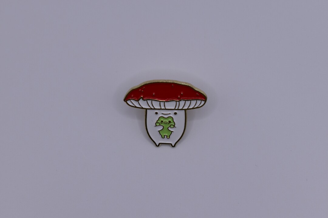Little Mushroom Cartoon Hard Enamel Pins - Funny - Gifts for Her ...