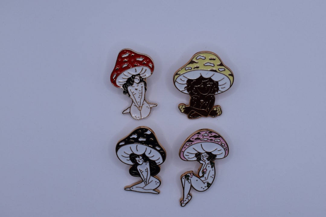 Sexy Mushroom Lady Pins - Etsy