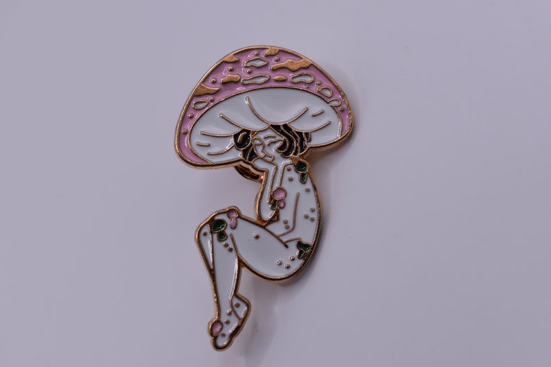 Sexy Mushroom Lady Pins Etsy