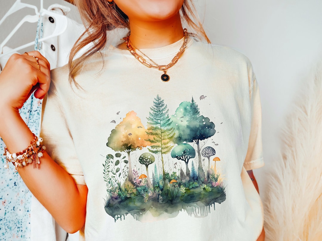 Mushroom Cottage Core Shirt, Fairy Forest Core Shirt, Fairy Core Shirt ...