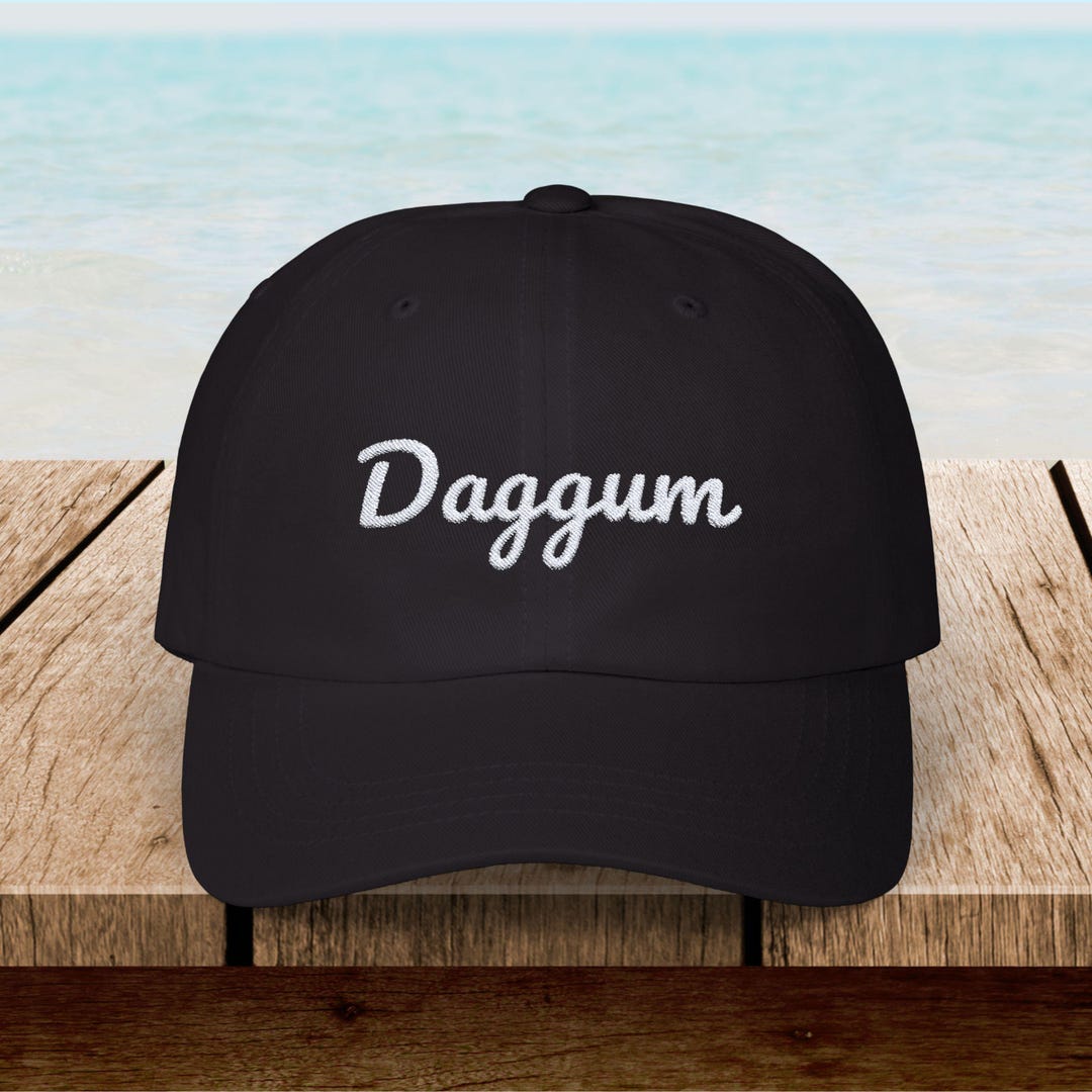 Embroidered "daggum" Trucker Hat: Old Fashioned Curse Word - Etsy UK