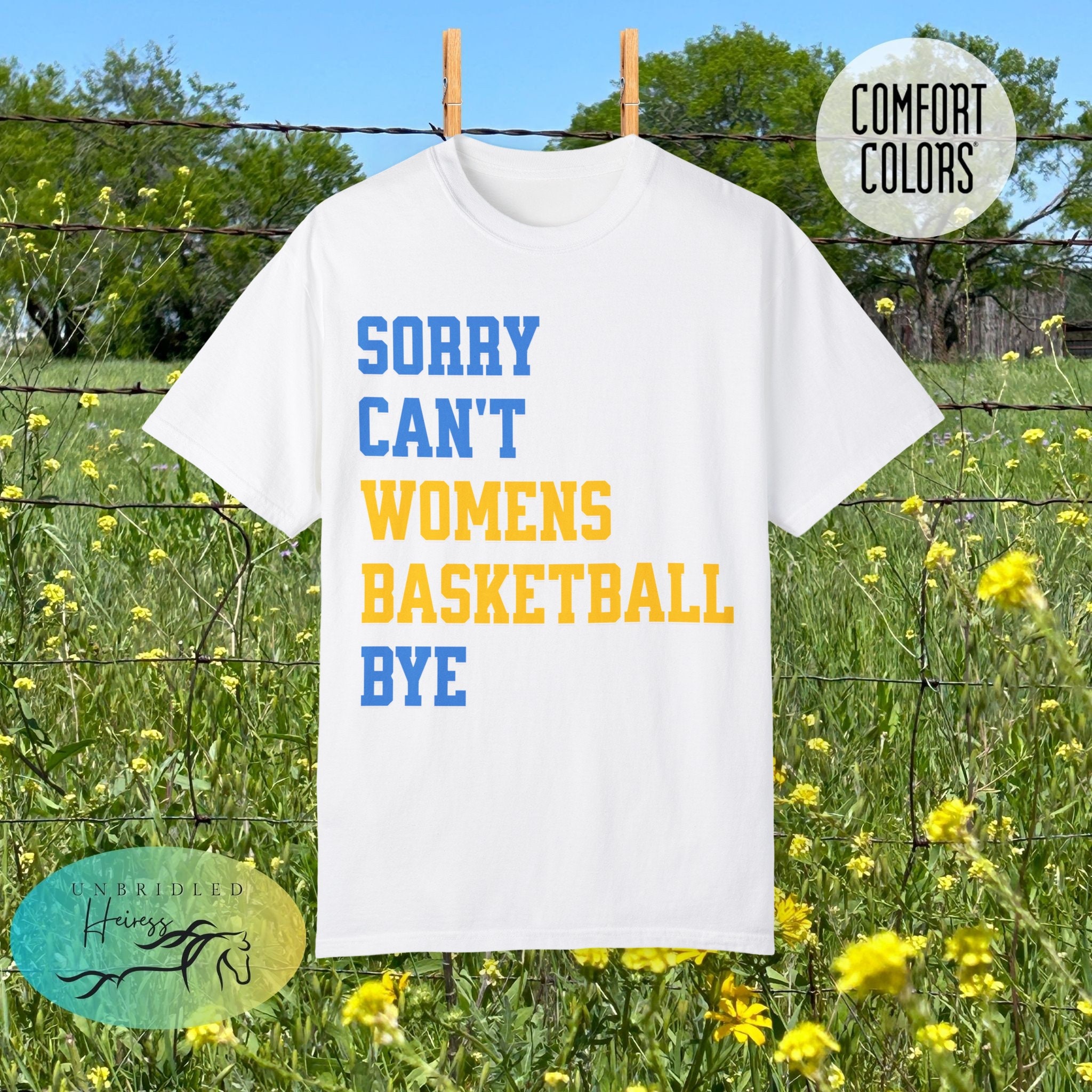 Sorry Can't Women's Basketball Bye Comfort Colors Shirt, Chicago ...