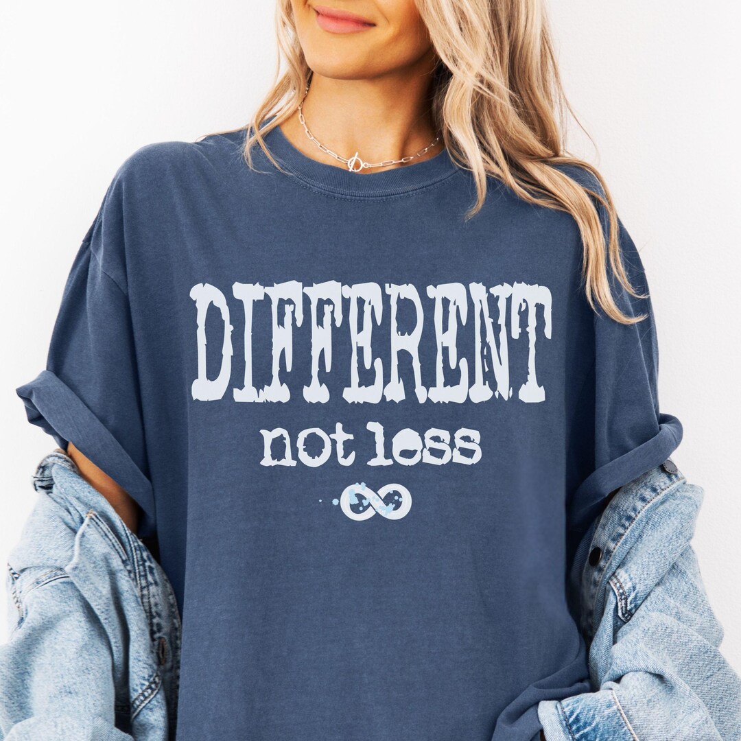 Autism Infinity Symbol Shirt Comfort Colors 1717, Neurodivergent Pride ...