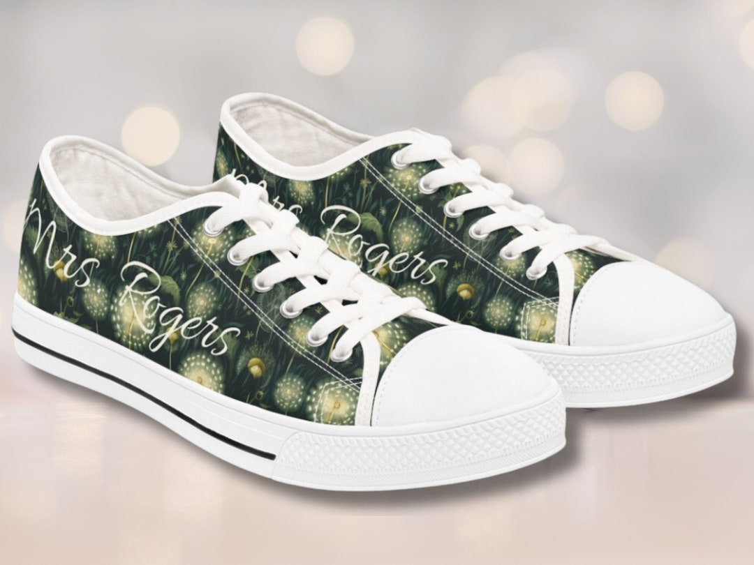 Custom Firefly Womens Shoes, Personalized Cute Canvas Shoes With Name ...