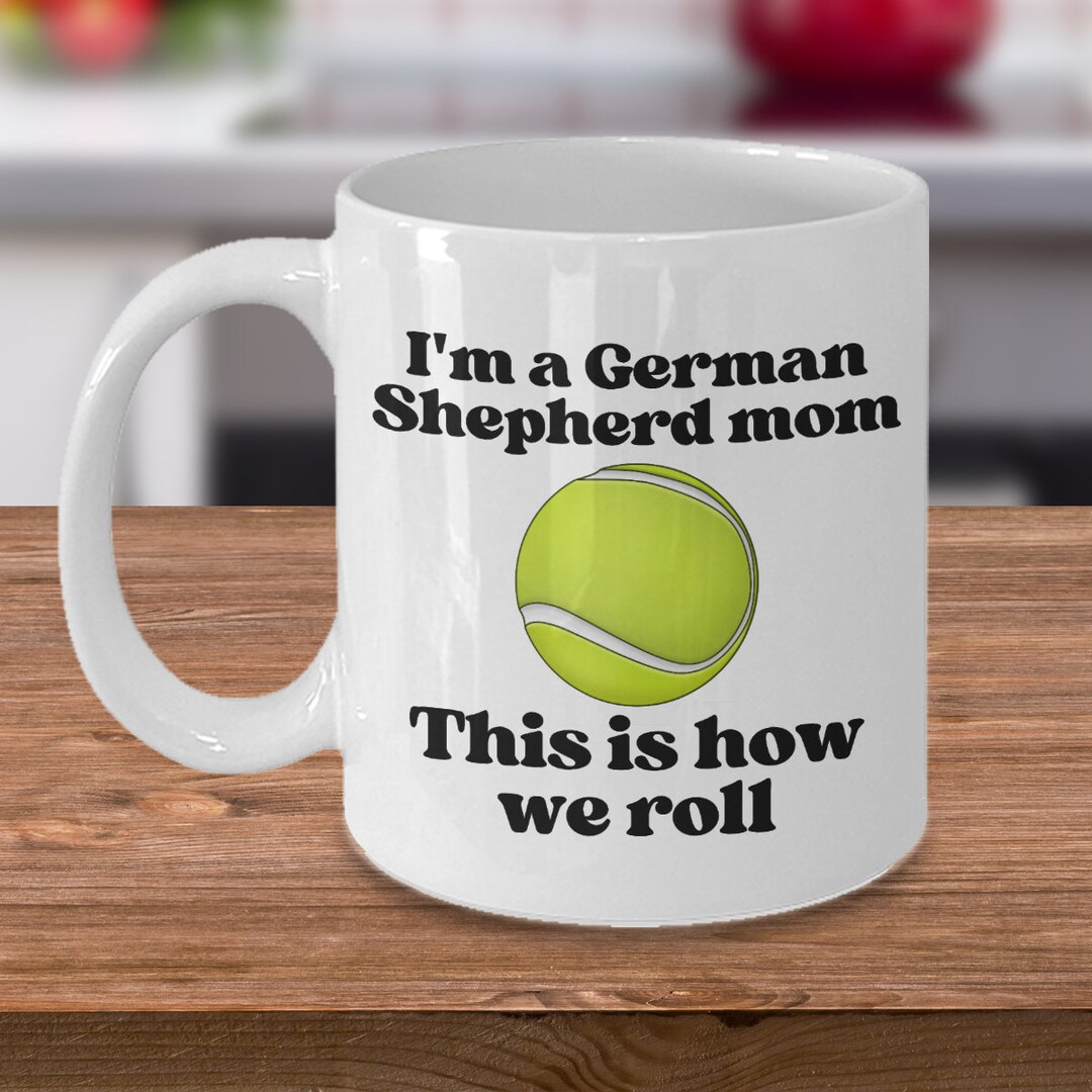 German Shepherd Coffee Mug, German Shepherd Merch, Cute German Shepherd ...
