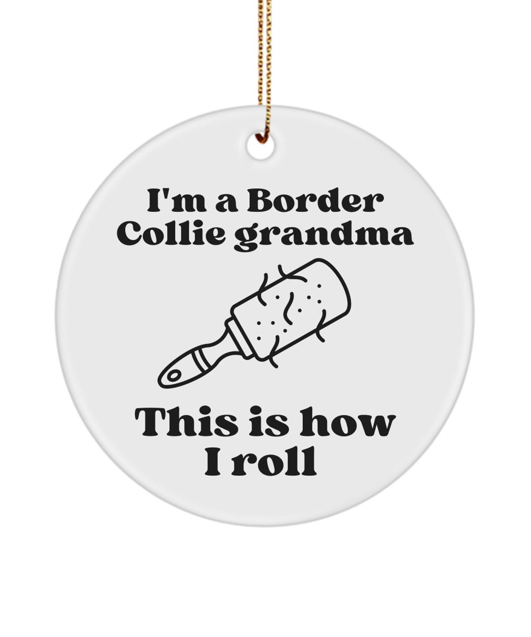 Border Collie Ornament, Border Collie Christmas Ornament, Border Collie ...