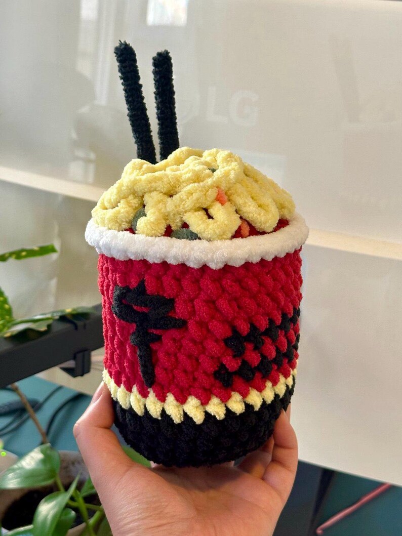 Crochet Ramen Plushie Pattern PDF Download (beginner-intermediate) - Etsy