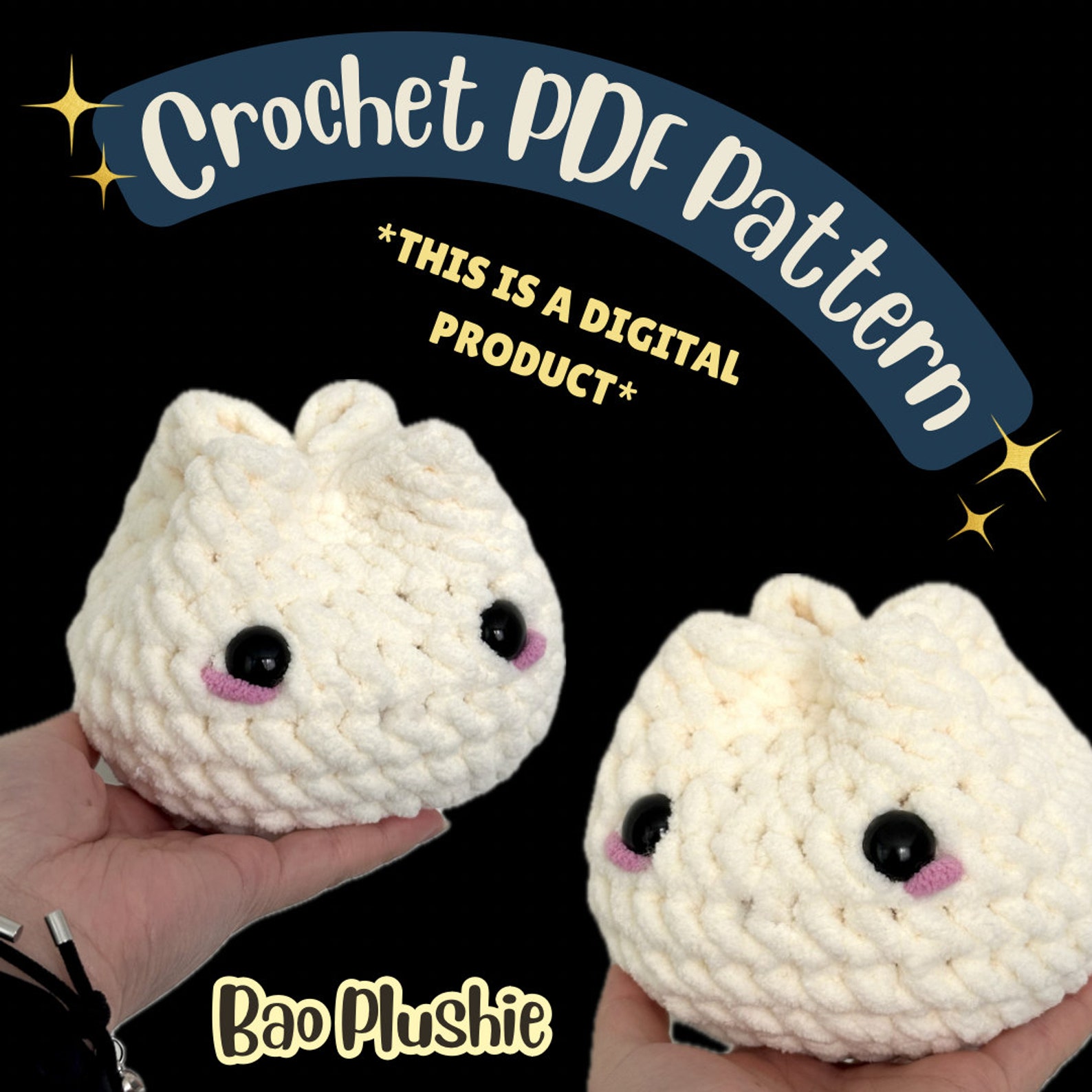 Crochet Bao Plushie Pattern PDF Download Beginner Friendly - Etsy