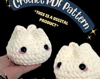 Bao Dumpling Amigurumi Crochet Plushie Pattern With Basket - Beginner ...