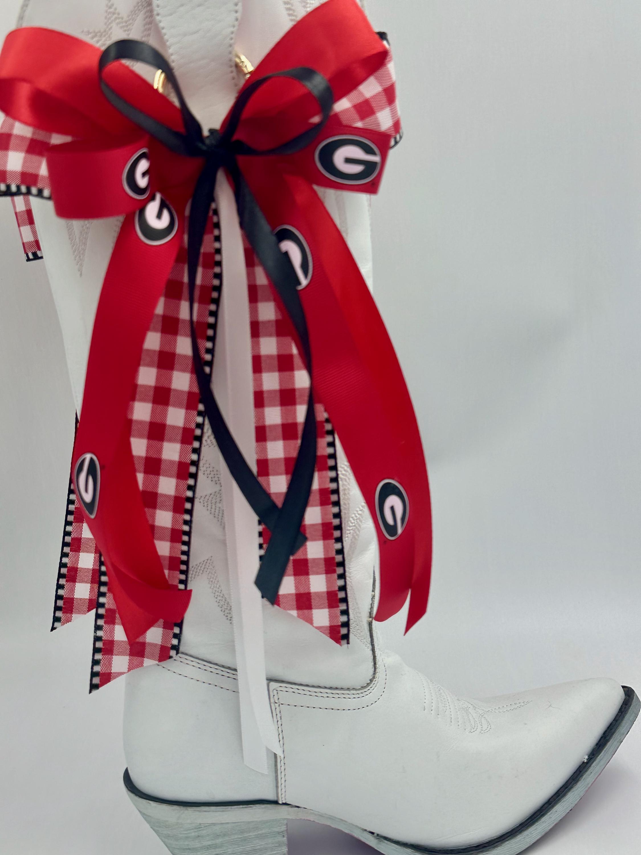 University of Georgia, Boot Bow Sets - Etsy
