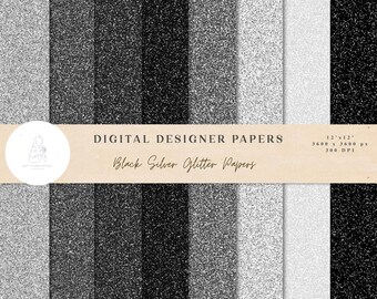 Grey Tones Digital Paper Pack, Grey Textures, Gradient Paper, Seamless ...