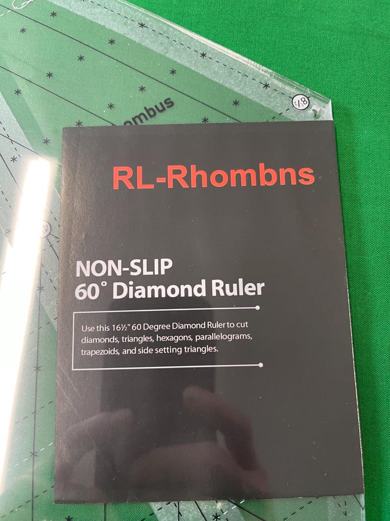 60* Degree Diamond Ruler - Etsy