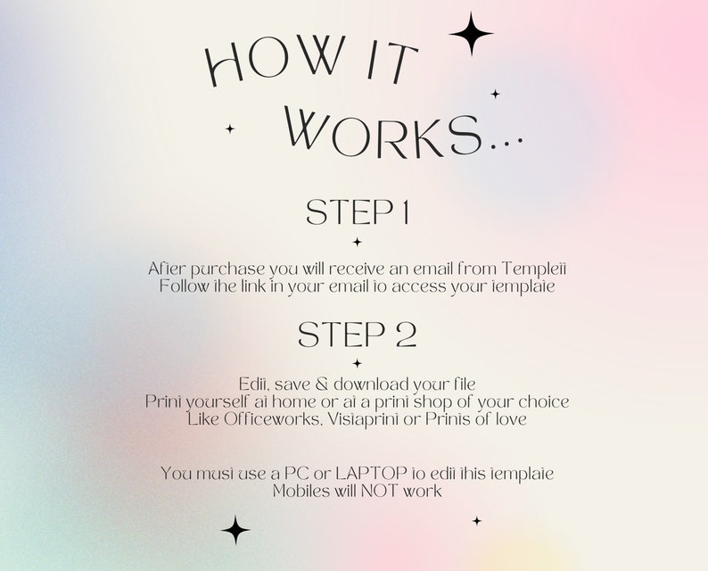 Place Card Template, Place Card Printables, Template, Retro Pink ...