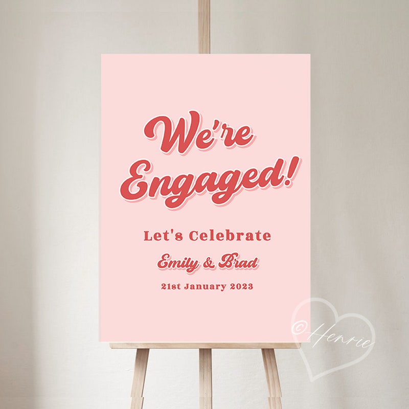 Printable Engagement - Etsy