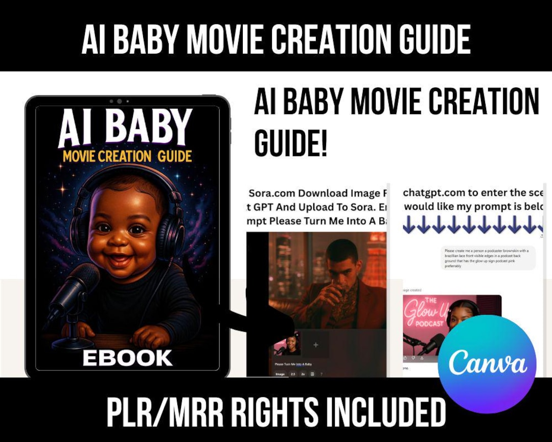 AI Baby Movie Creation Guide Ebook | AI Video Creation Plr MRR ...