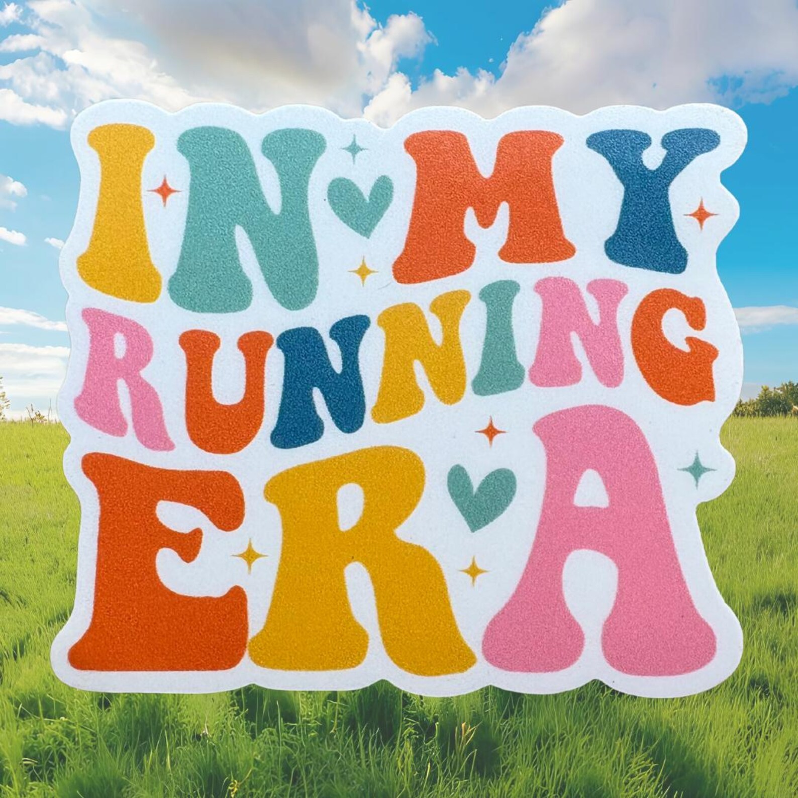 In My Running Era Sticker: Marathon Runner Gift, Water-resistant Vinyl ...