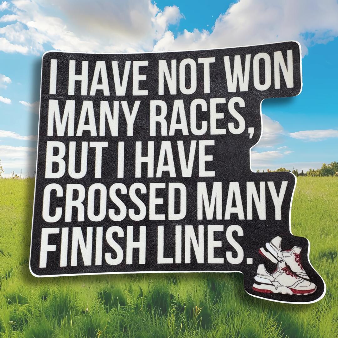 Finish Line Sticker: Fitness Motivation Decal for Runners & Walkers - Etsy