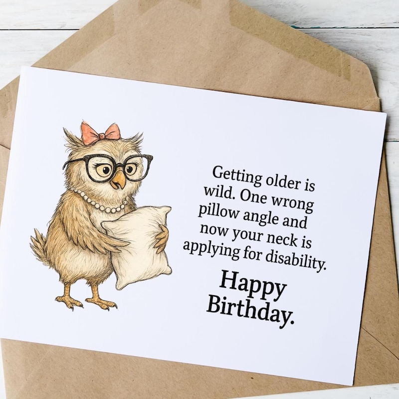Funny Sarcastic Owl Cards - Etsy