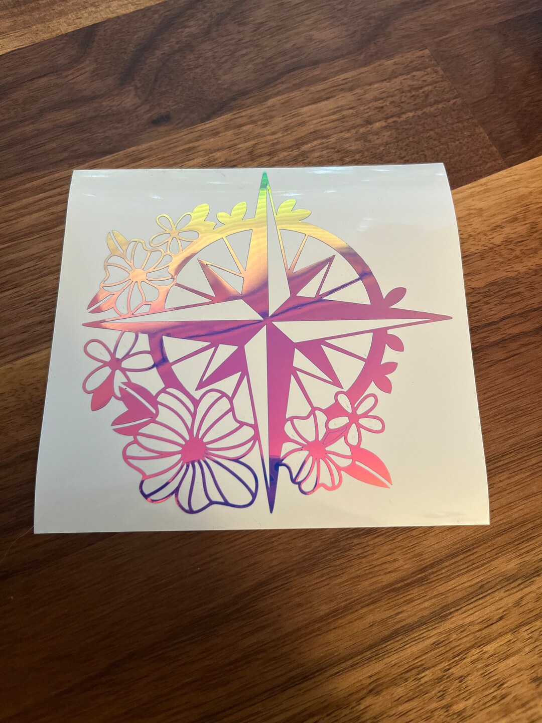 Holographic Vinyl Decal, Nautical Bumper Sticker - Etsy