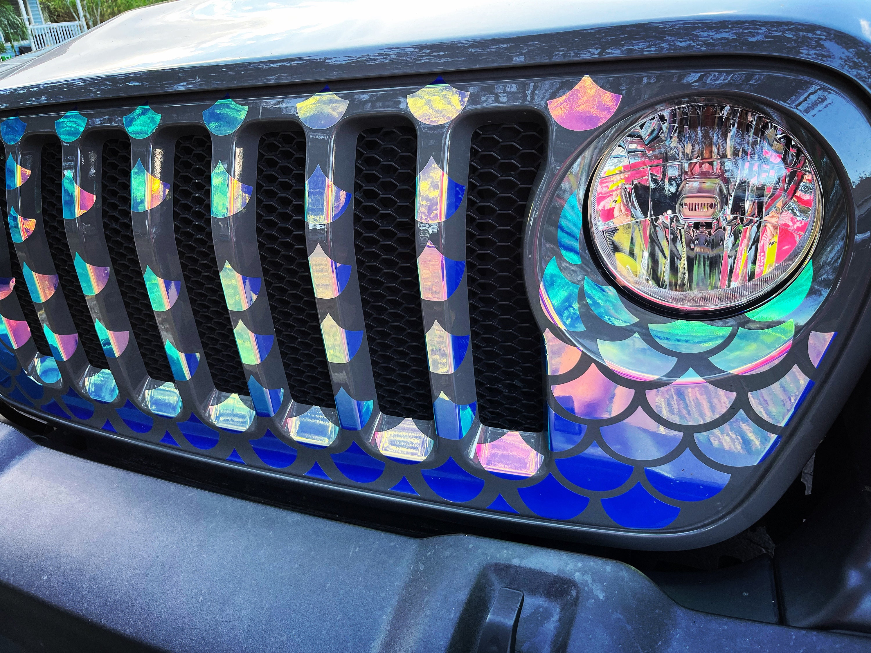 Holographic Vinyl Mermaid Scales, Decals - Etsy