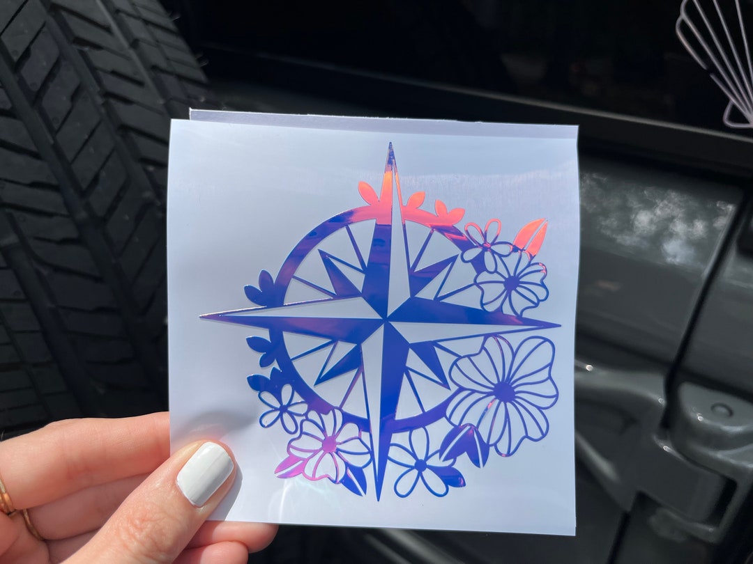 Holographic Vinyl Decal, Nautical Bumper Sticker - Etsy