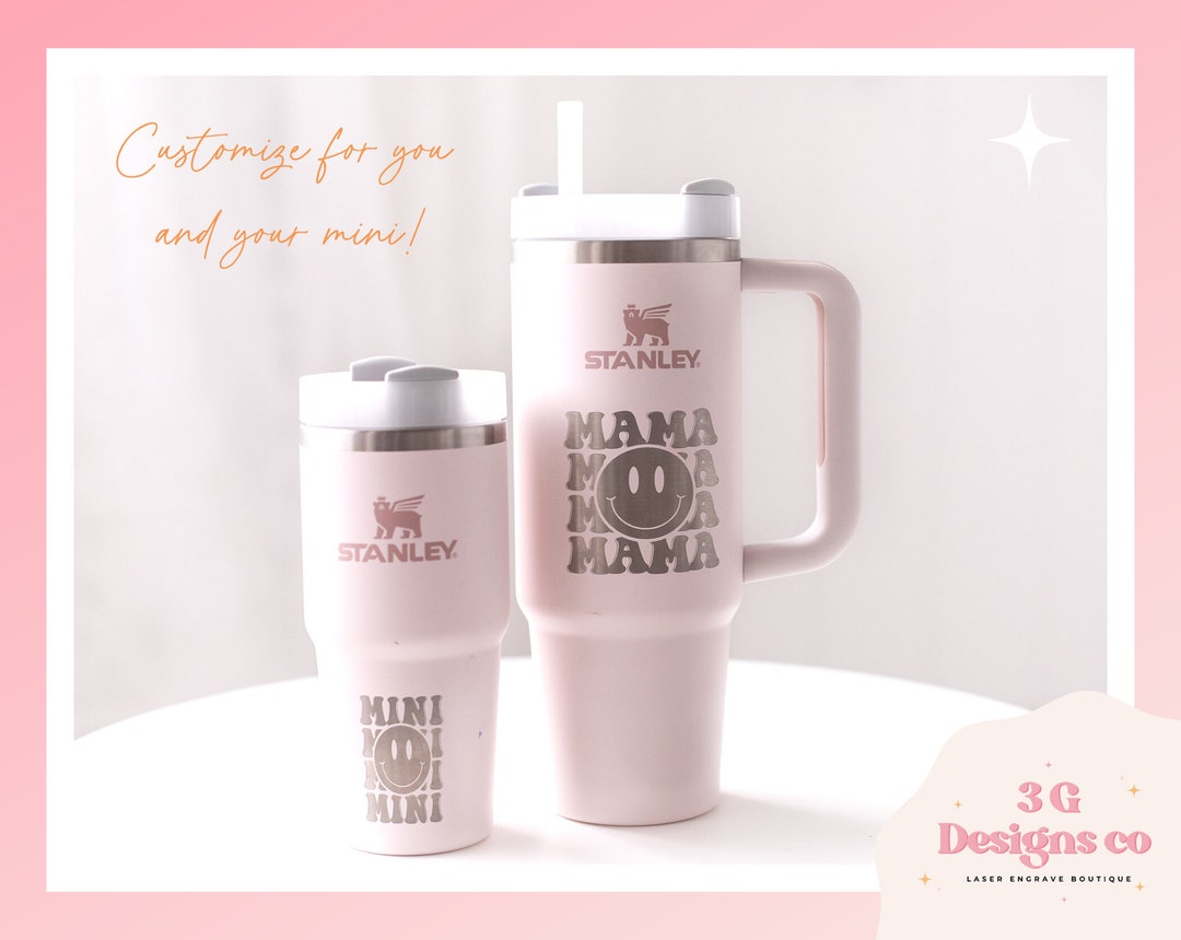 Pink Stanley Engraved Tumbler, 30 0z Stanley, 40oz Stanley, Stanley ...