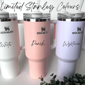 Pink Stanley Engraved Tumbler,40 0z Stanley,stanley Quencher ...