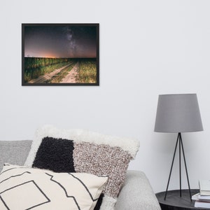 Starry Night Sky Framed Poster - Etsy
