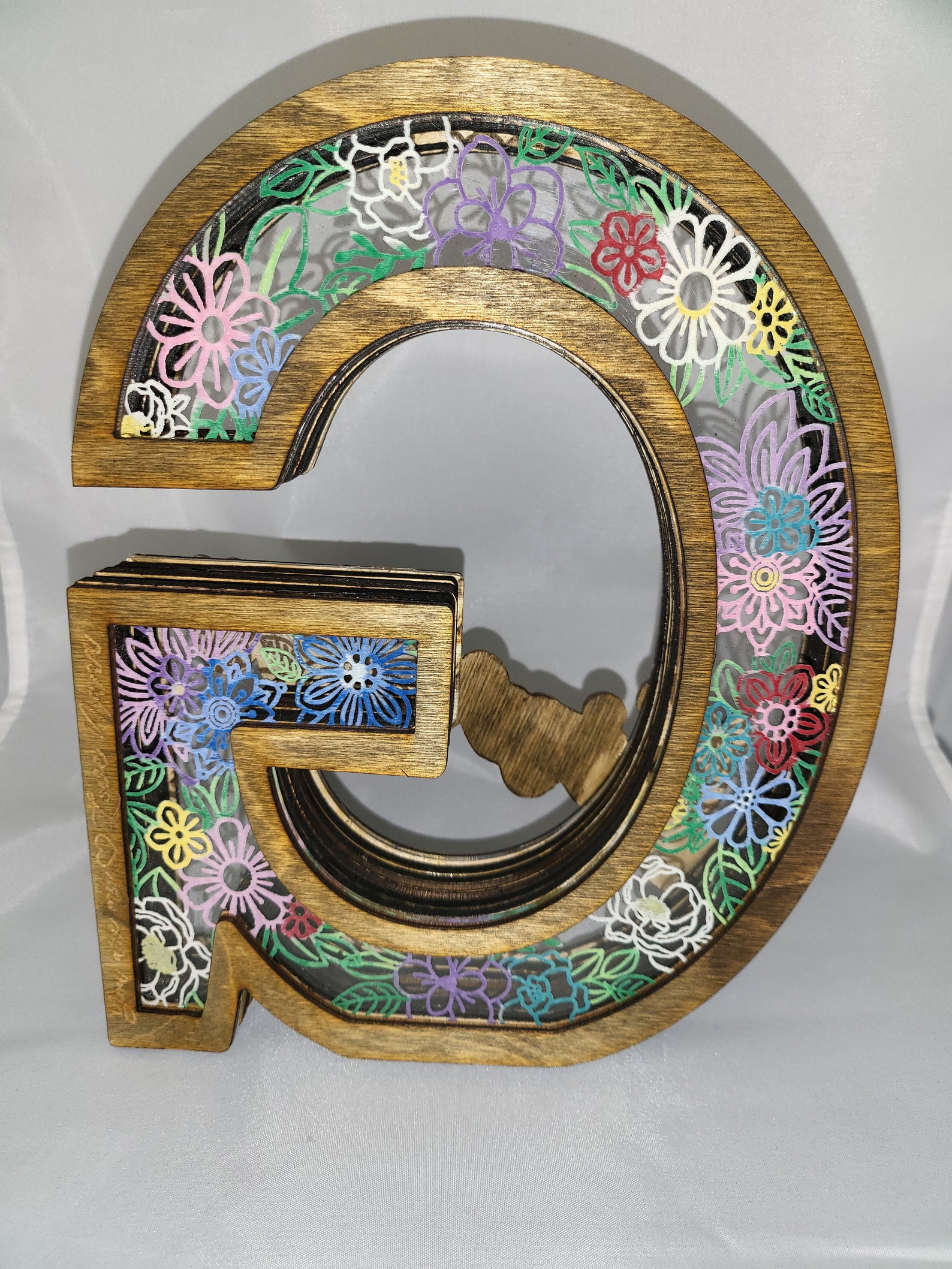 Personalized Hand Painted Letter Bank / Hand Painted G / A-Z Available ...