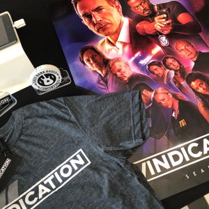 Logo Vindication Shirt gray OFFICIAL SERIES MERCH He Reigns Christian ...